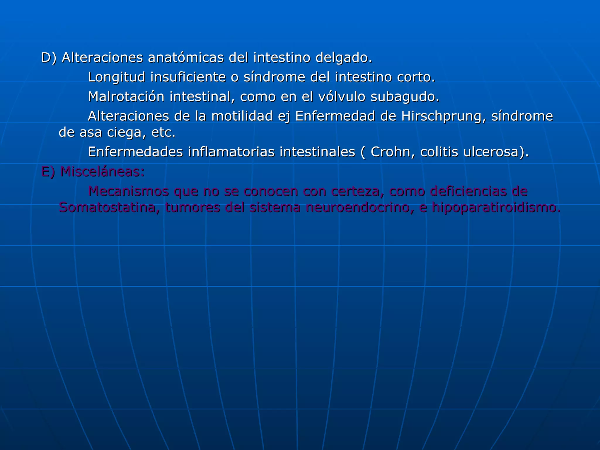 Sindrome De Malabsorci+ ªN Intestinal | PPT