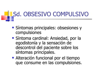 Sindrome ansioso | PPT