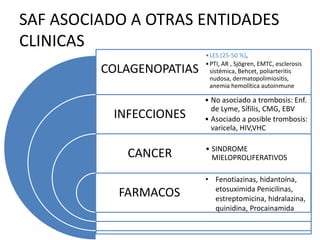 Sindrome antifosfolipidos | PPTX