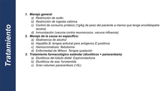 SINDROME ASCITICO SINTOMA Y TRATAMIENTO e | PDF