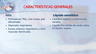 SINDROME ASPIRACION DE MECONIO EN NEONATOS | PPTX