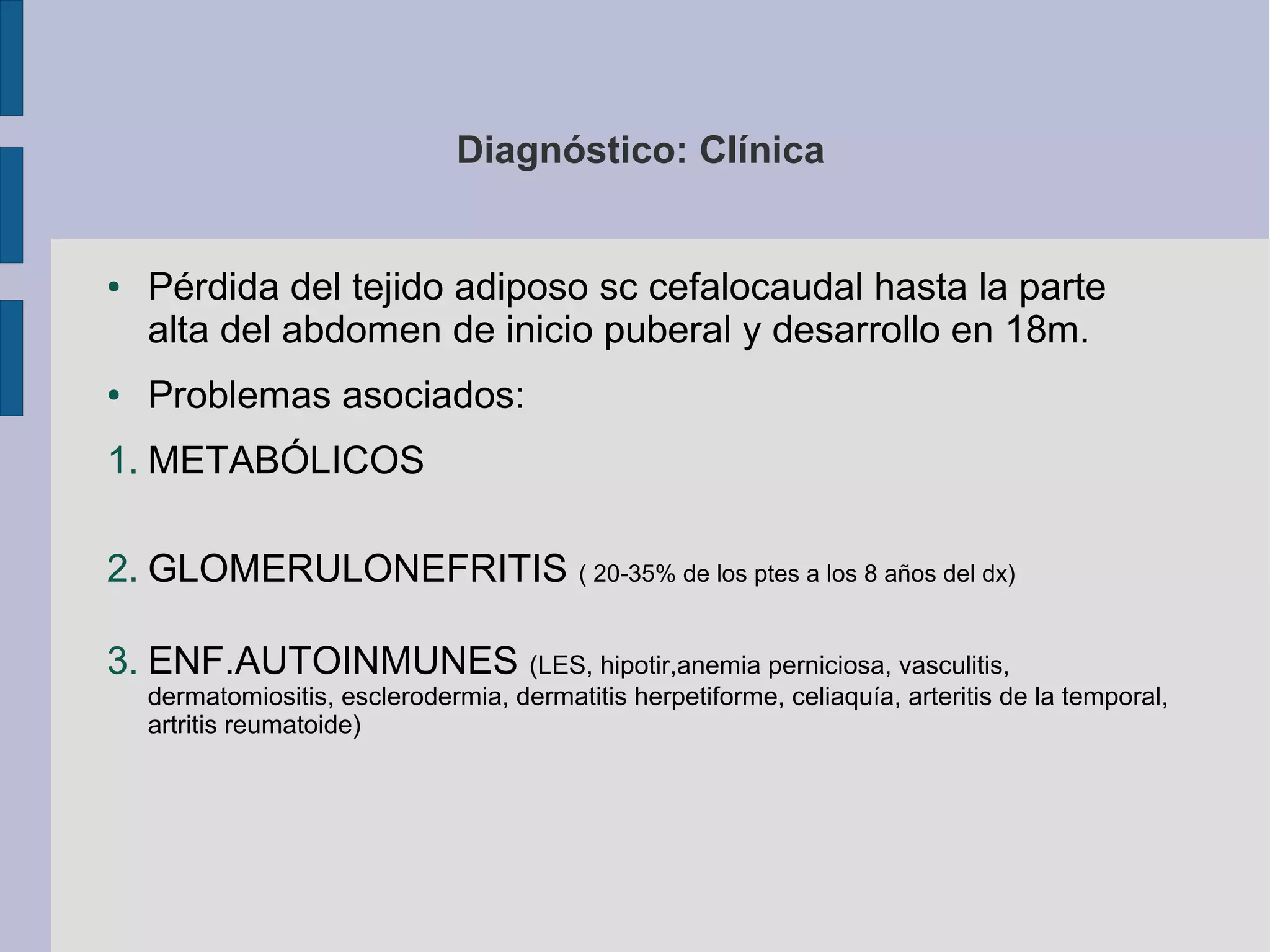 Sindrome barraquer simons | PPT