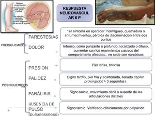 Sindrome compartimental agudo | PPTX