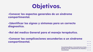 Sindrome compartimental como urgencia en traumatologia.pptx
