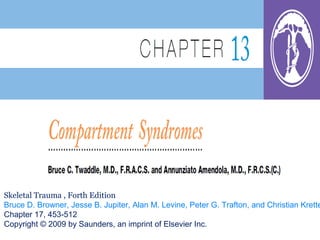 SINDROME COMPARTIMENTAL ASPECTOS DIAGNOSTICOS Y DE TRATAMIENTO | PPT