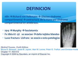 SINDROME COMPARTIMENTAL ASPECTOS DIAGNOSTICOS Y DE TRATAMIENTO | PPT