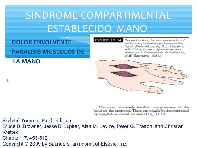 SINDROME COMPARTIMENTAL ASPECTOS DIAGNOSTICOS Y DE TRATAMIENTO