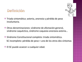 Sindrome constitucional 97 03 | PPT