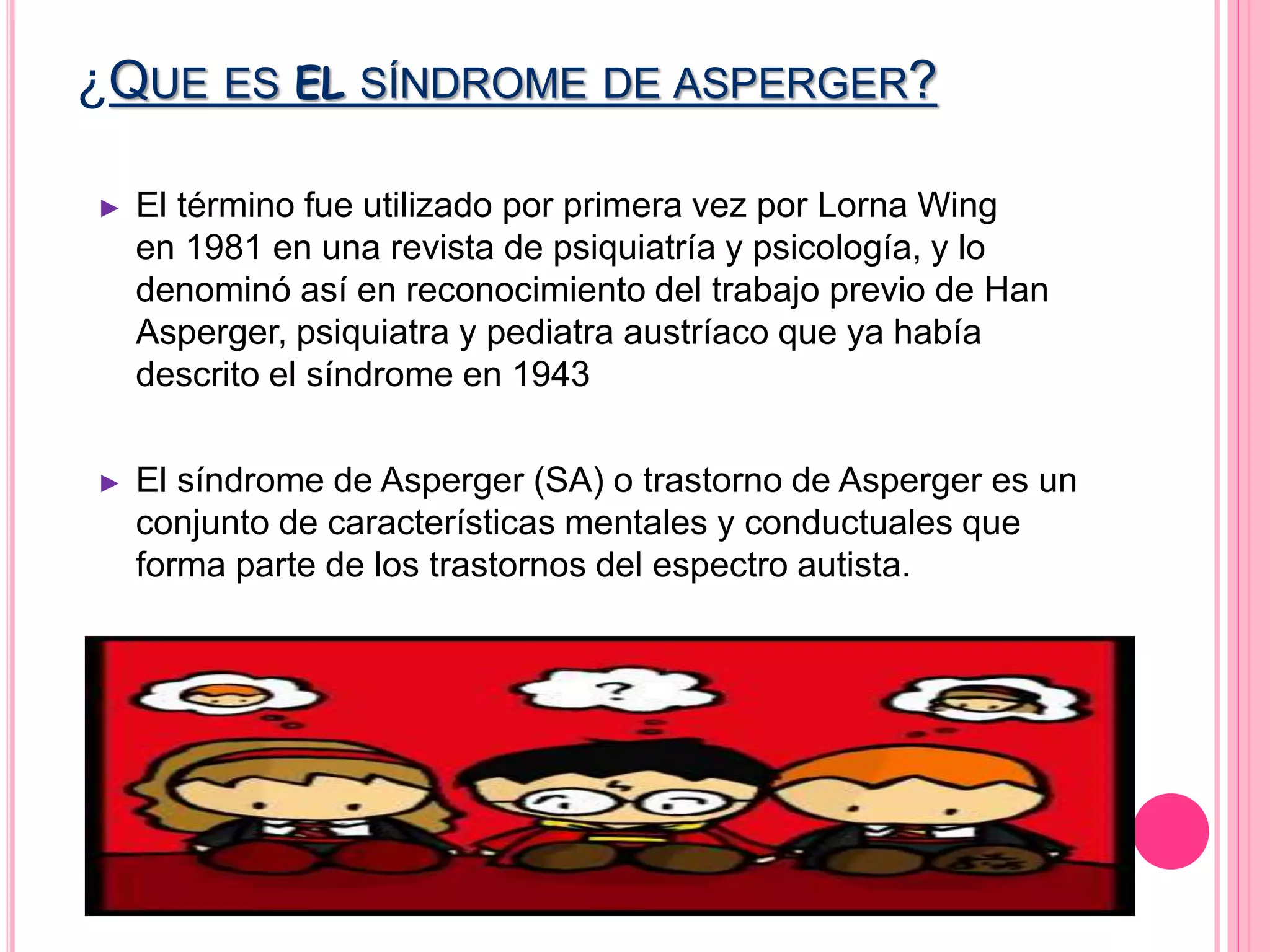 Sindrome de asperger | PPTX