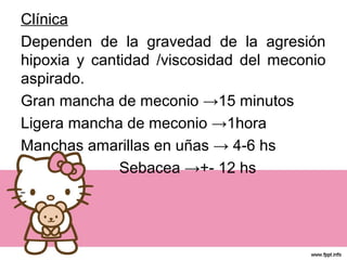 Sindrome de aspiracion meconial | PPT