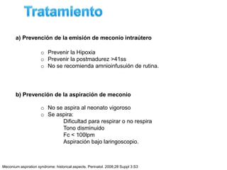 Sindrome de aspiracion meconial | PDF