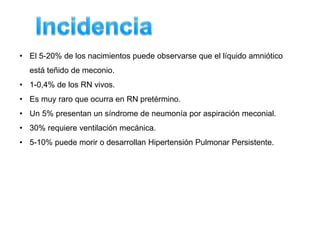 Sindrome de aspiracion meconial | PDF