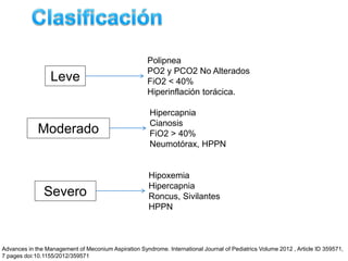 Sindrome de aspiracion meconial | PDF