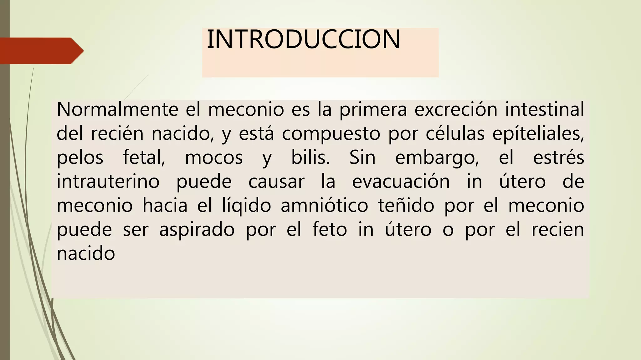 Sindrome de aspiracion meconial | PPT