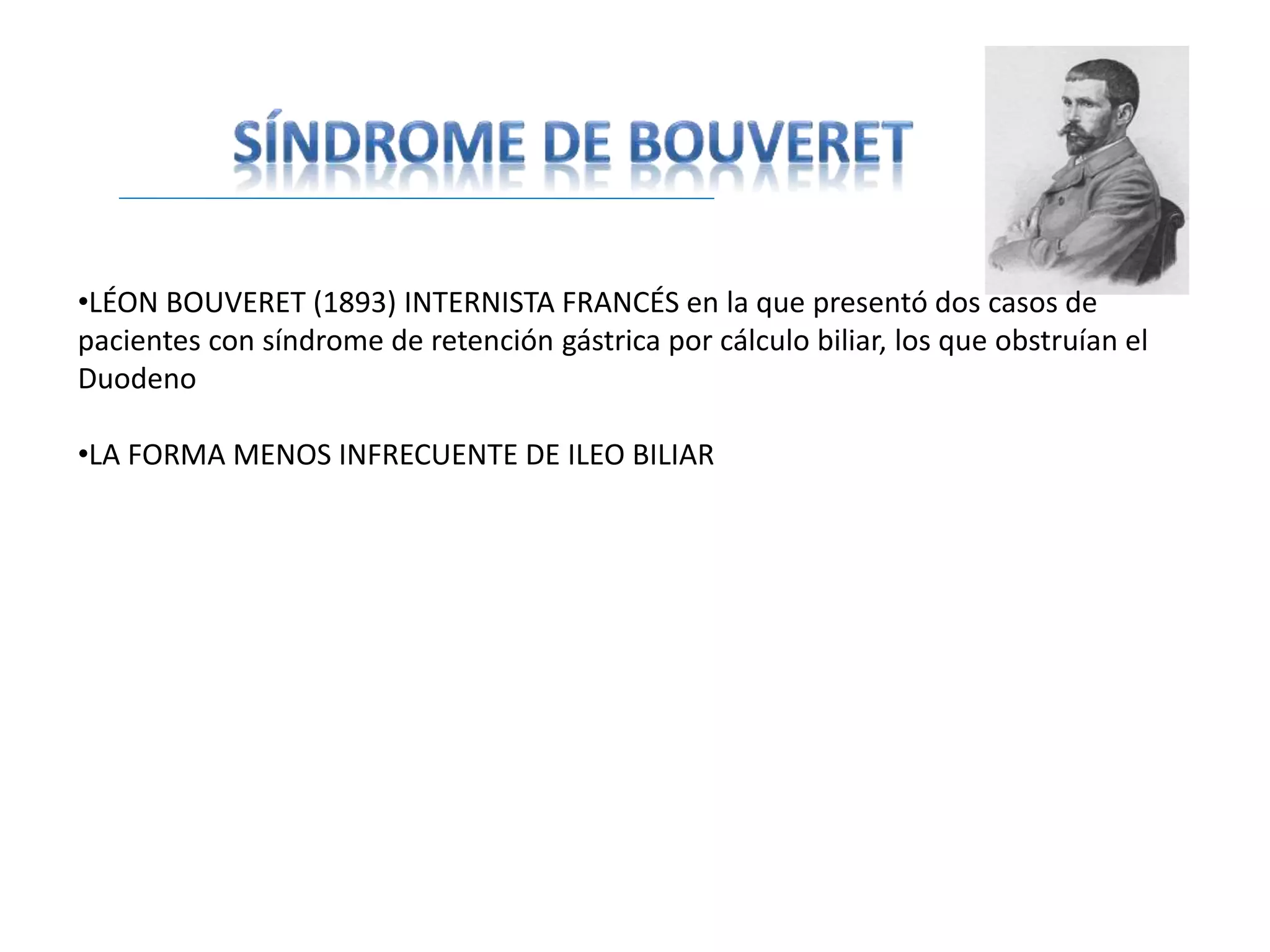 Síndrome de Bouveret | PPT