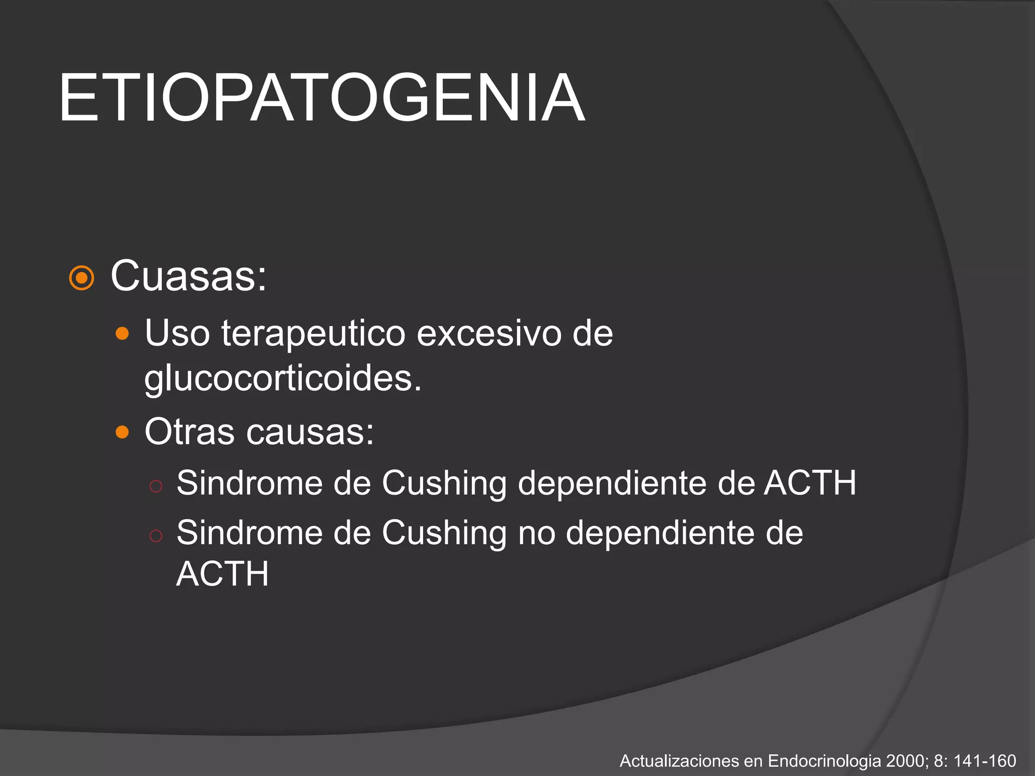 Sindrome de cushing | PPTX