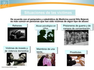 Sindrome de estocolmo | PPT