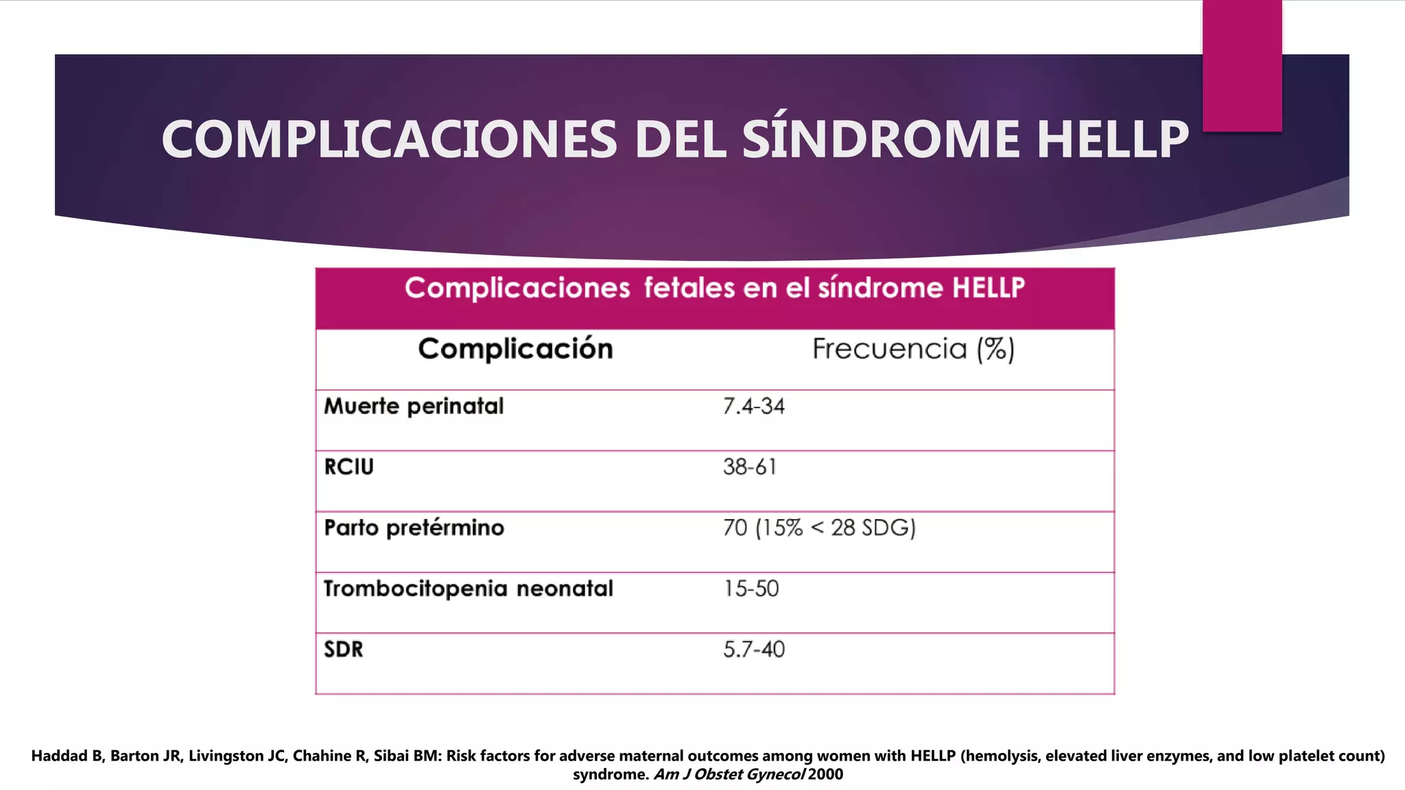 Sindrome de hellp | PPTX