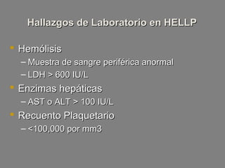 Sindrome de hellp | PPT