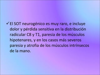 Sindrome del operculo_toracico(neurofisiologia) | PPT