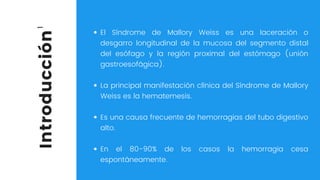 Síndrome de Mallory Weiss | PDF