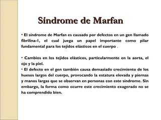 SINDROME DE MARFAN . | PPT