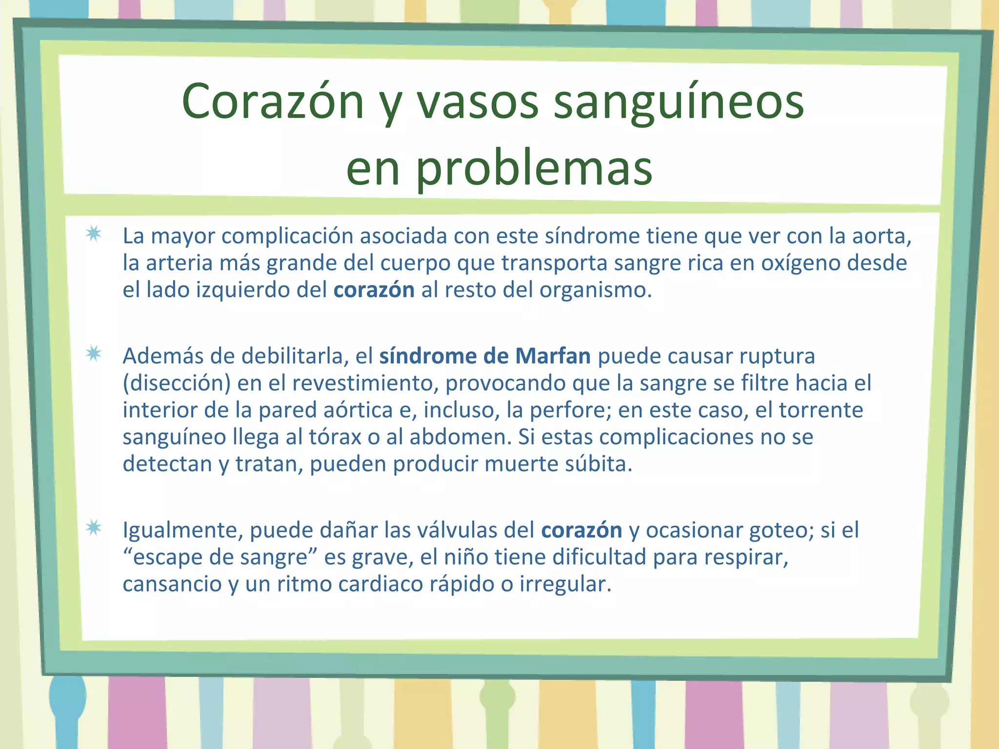¿Qué es el Síndrome de Marfan? | PPT