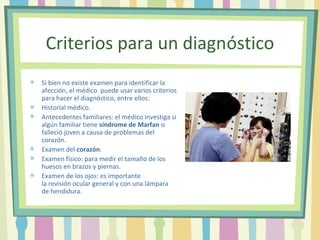 ¿Qué es el Síndrome de Marfan? | PPT