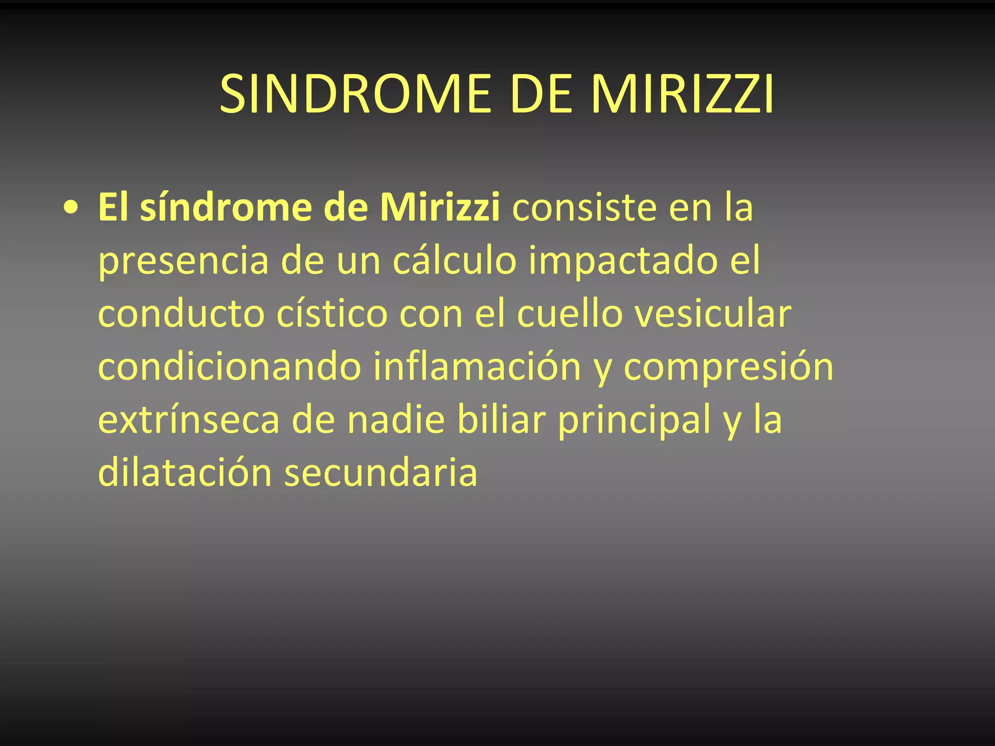 Sindrome mirizzi | PPT