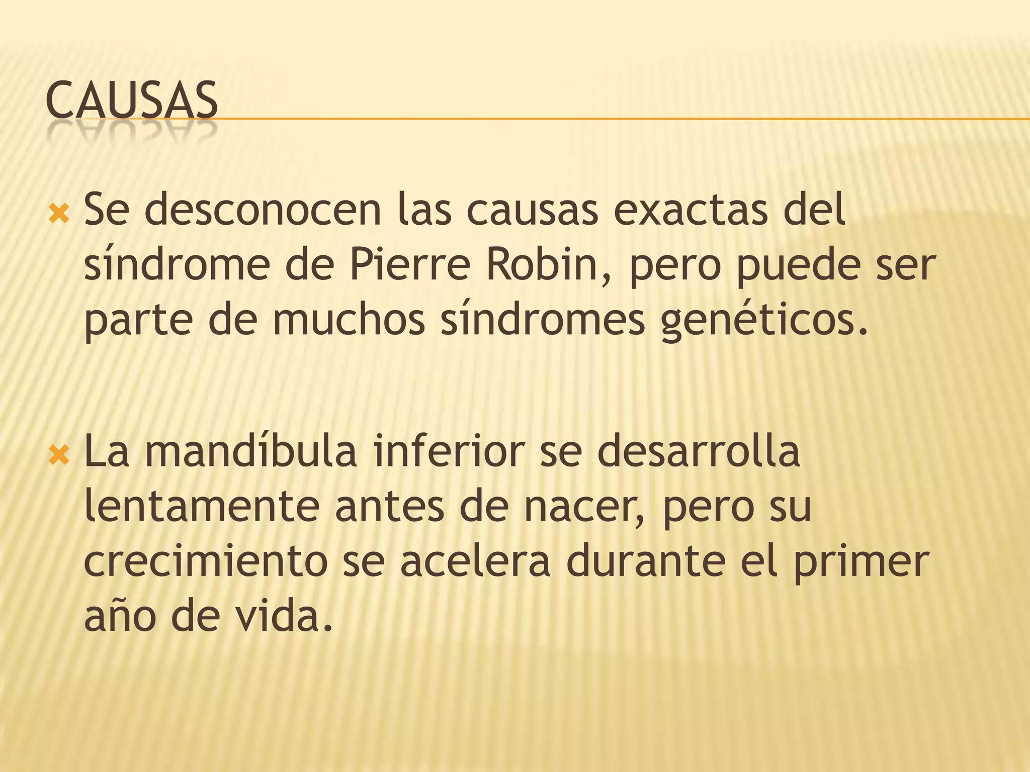Sindrome de pierre robin pp | PPTX | Ear, Nose and Throat Conditions ...