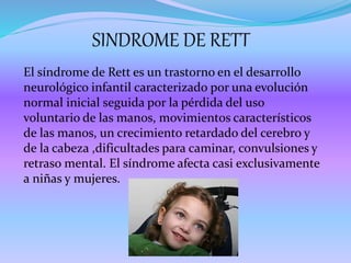 Autismo Mochis IAP ¿Qué Es El Síndrome De Rett? Es Una, 55% OFF