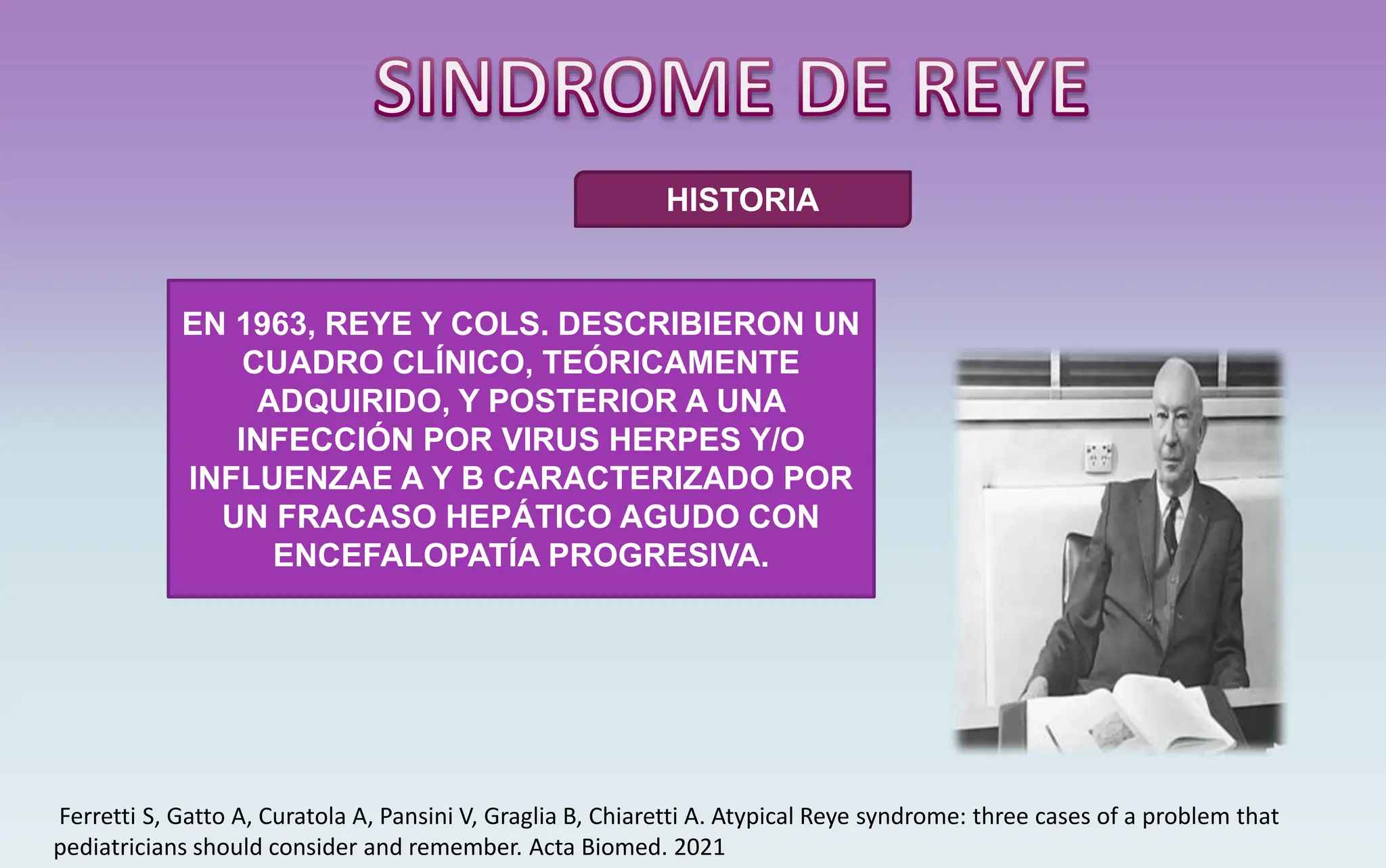 SINDROME DE REYE en pediatría diapositiva | PPTX