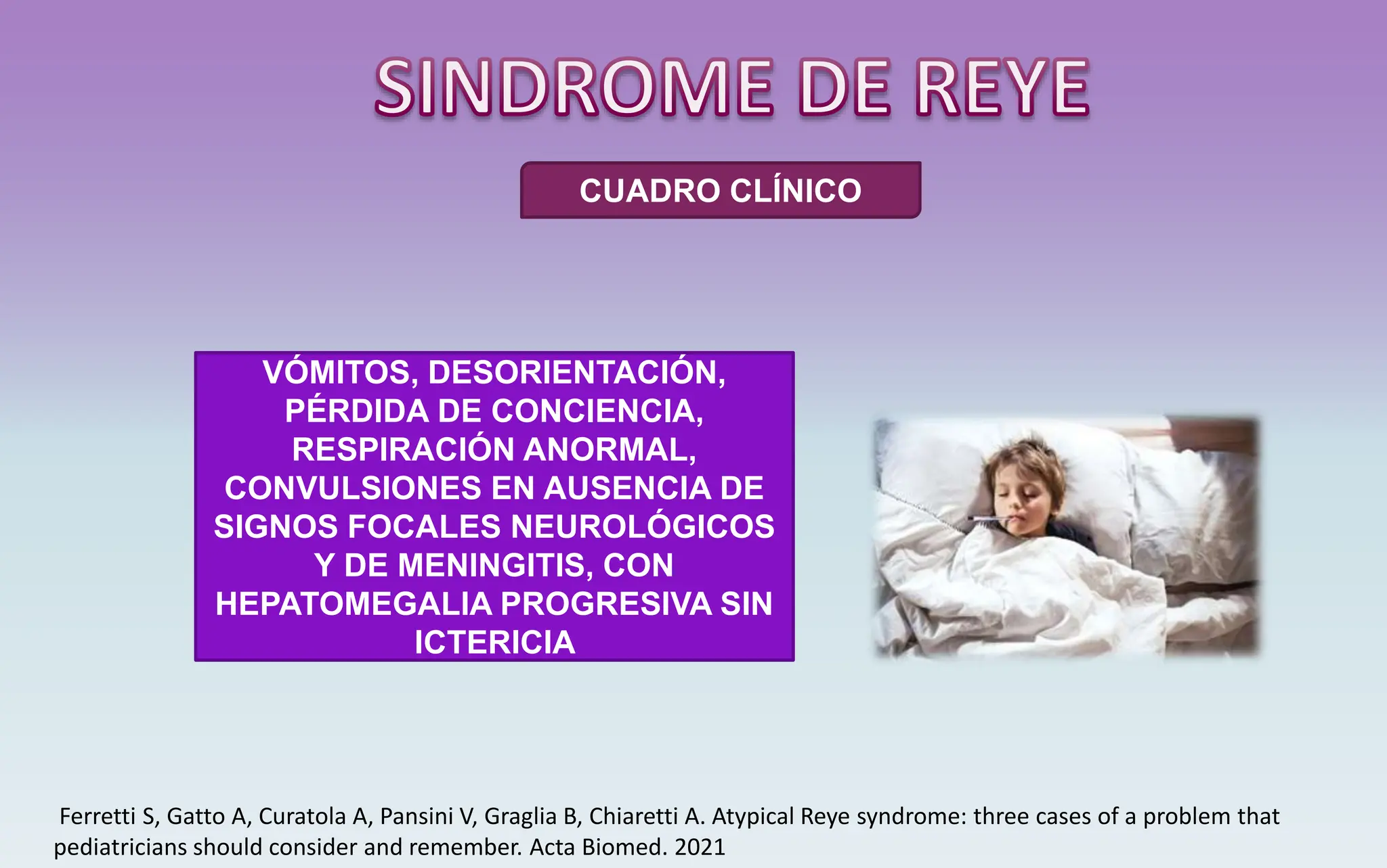 SINDROME DE REYE en pediatría diapositiva | PPTX