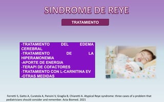SINDROME DE REYE en pediatría diapositiva | PPT