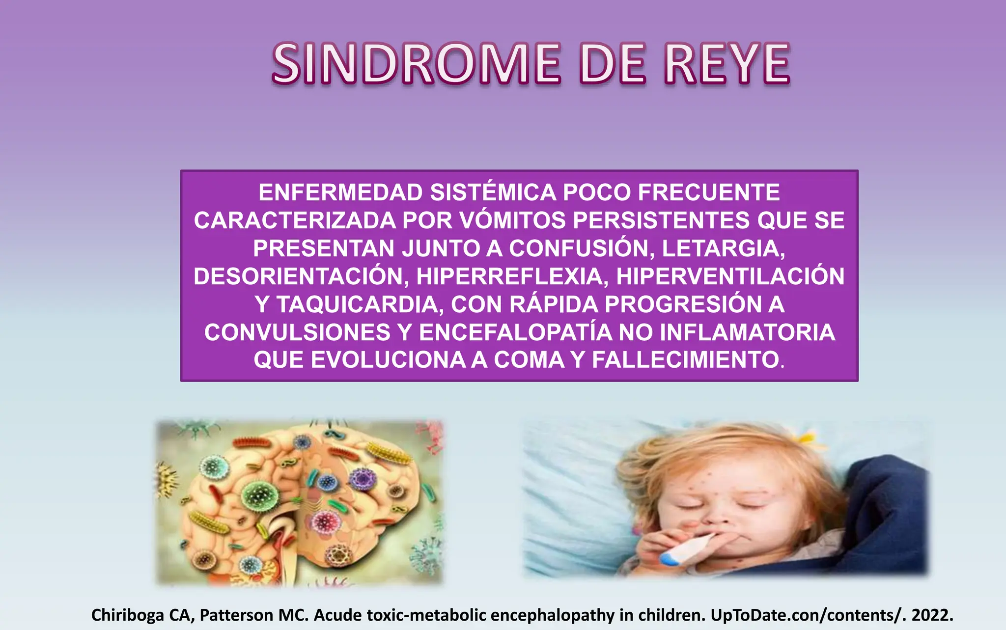 SINDROME DE REYE 2.pptxpediatrico actual | PPTX