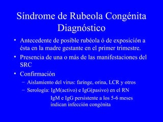 Sindrome de rubeola congenita | PPT