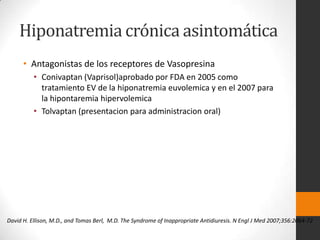 Sindrome de secrecion inadecuada de la hormona antiduretica | PPTX