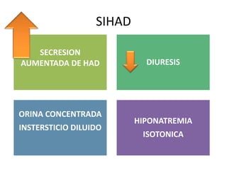 Síndrome de SIHAD (Síndrome de Insuficiencia de Secreción de Hormona ...