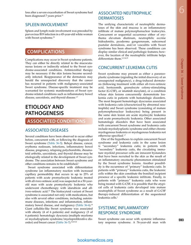 Dermatosis neutrofilicas variante síndrome sweet | PDF