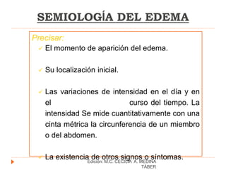 Sindrome edematoso | PPTX