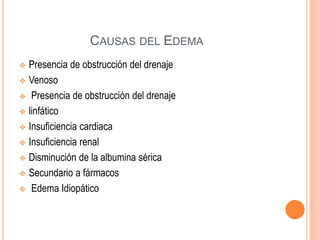 Sindrome Edematoso | PPTX