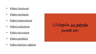 fisiopatología de la fiebre | PPTX