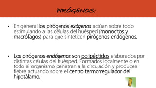 fisiopatología de la fiebre | PPTX