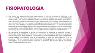 SINDROME HELLP DURANTE LA GESTACION ( SHELL ) .pptx