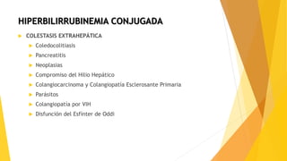 SINDROME ICTERICO fisiopatologia diagnostica | PPTX | Diseases and ...