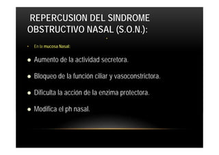 sindrome obstructivo nasal | PDF