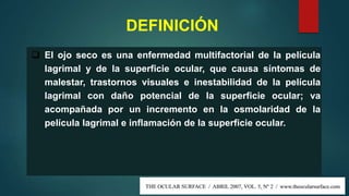 SINDROME DE OJO SECO | PPTX
