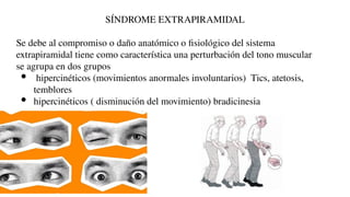 Sindrome patologico de piramidal y extrapiramidal. | PPTX