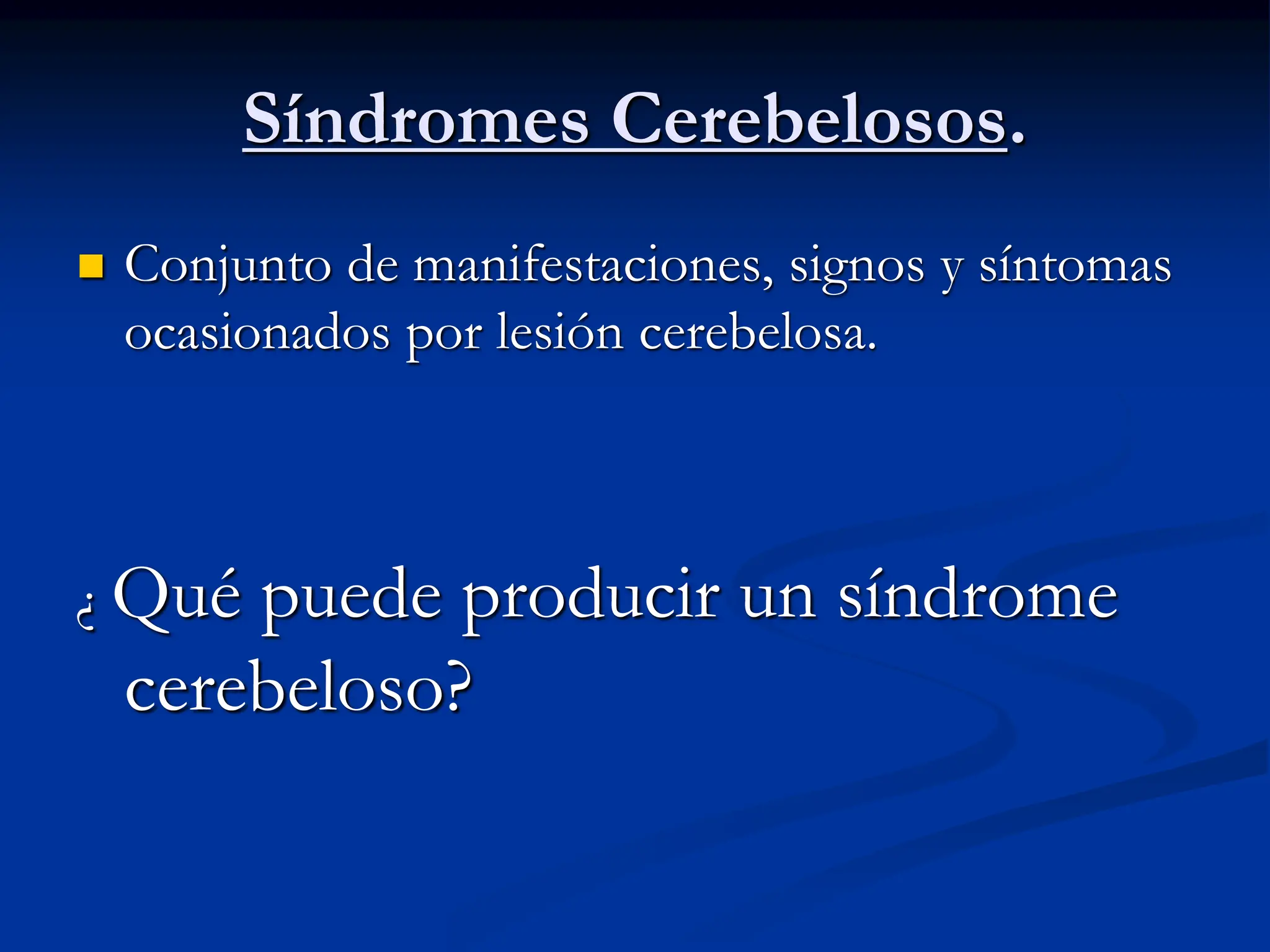 sindromes-cerebelosos com fisiologia e anatomia | PPT