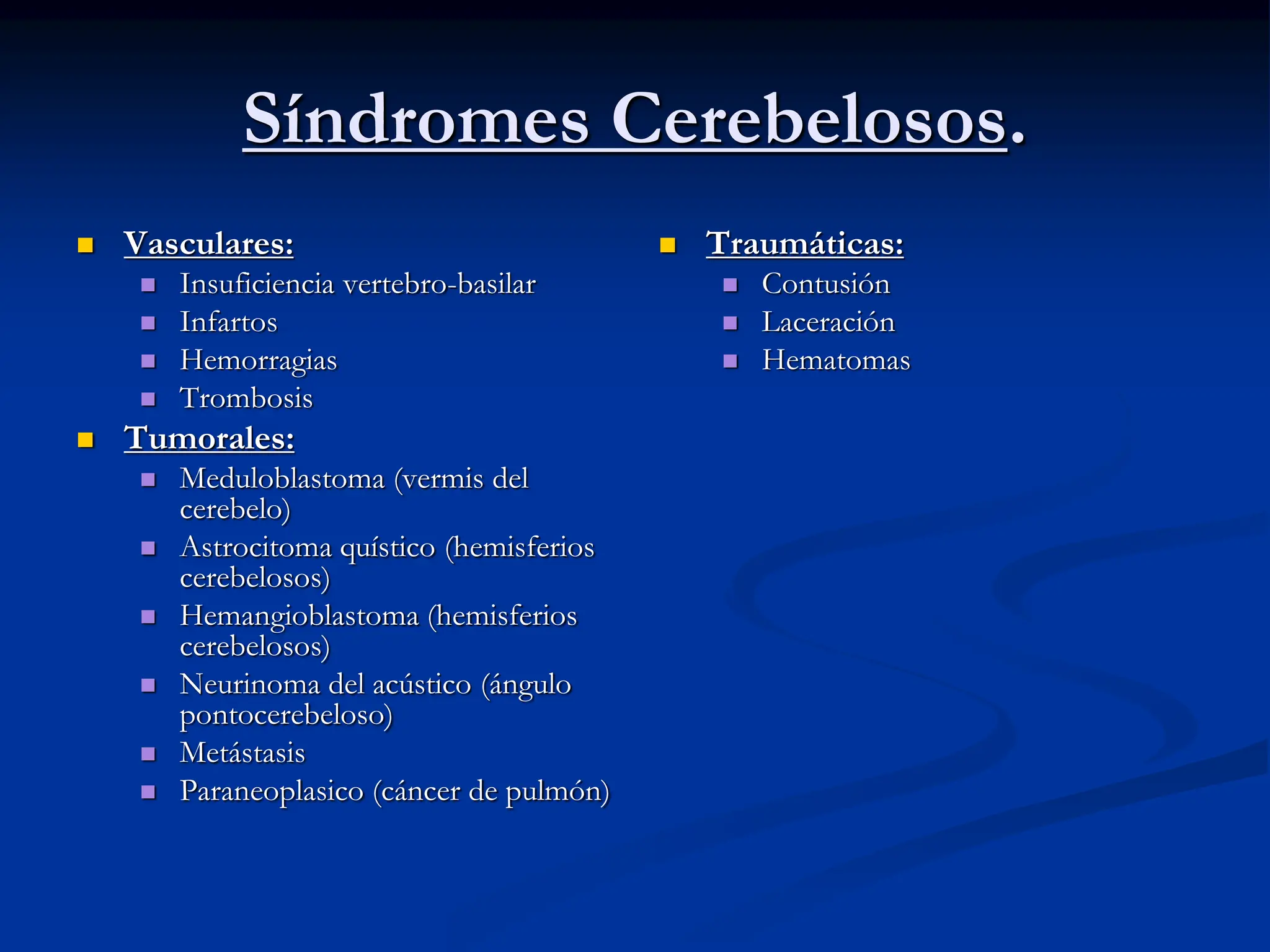 sindromes-cerebelosos com fisiologia e anatomia | PPT
